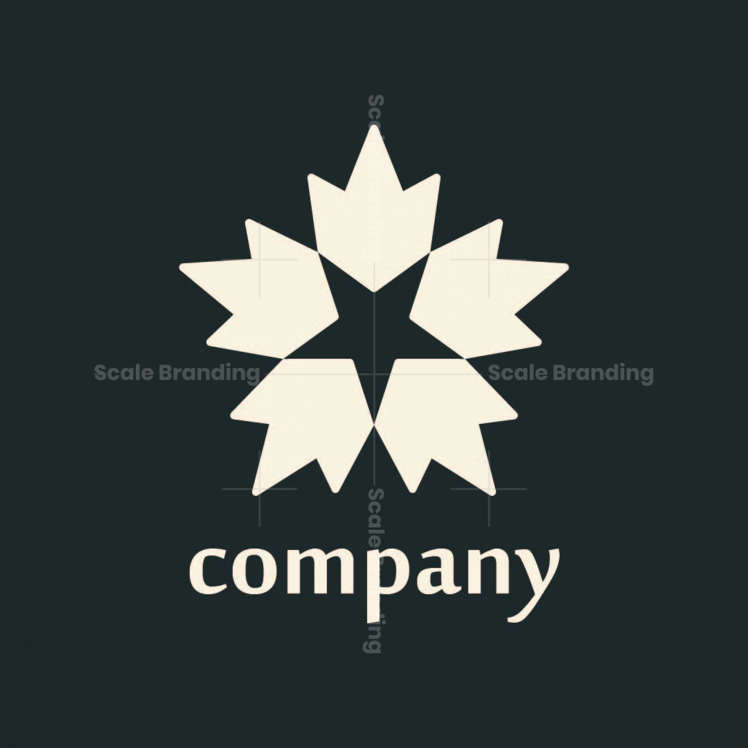 Maple leaf star logo | Scalebranding