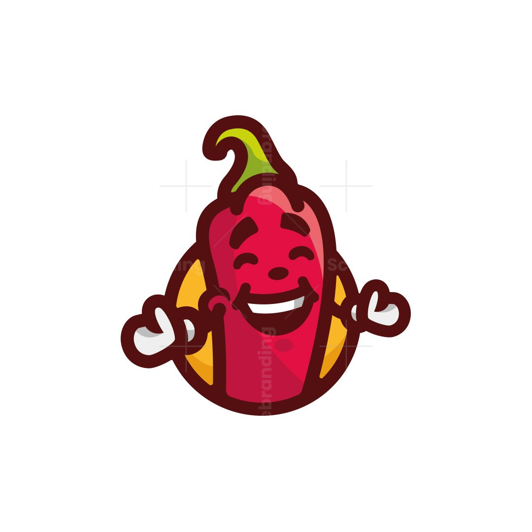 Mascot Red Pepper Logo | Scalebranding