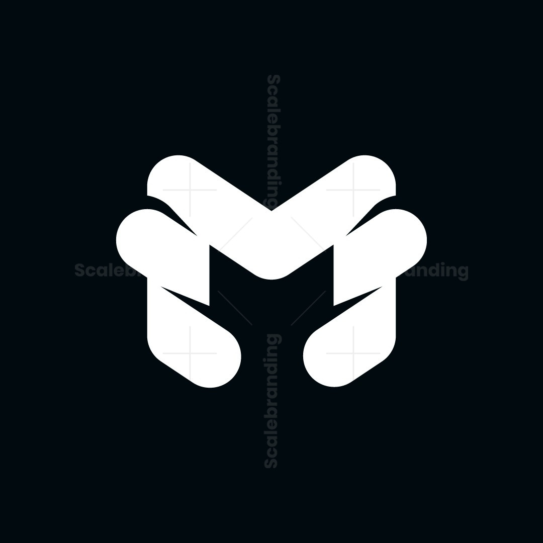 Mask Letter M Logo | Scalebranding