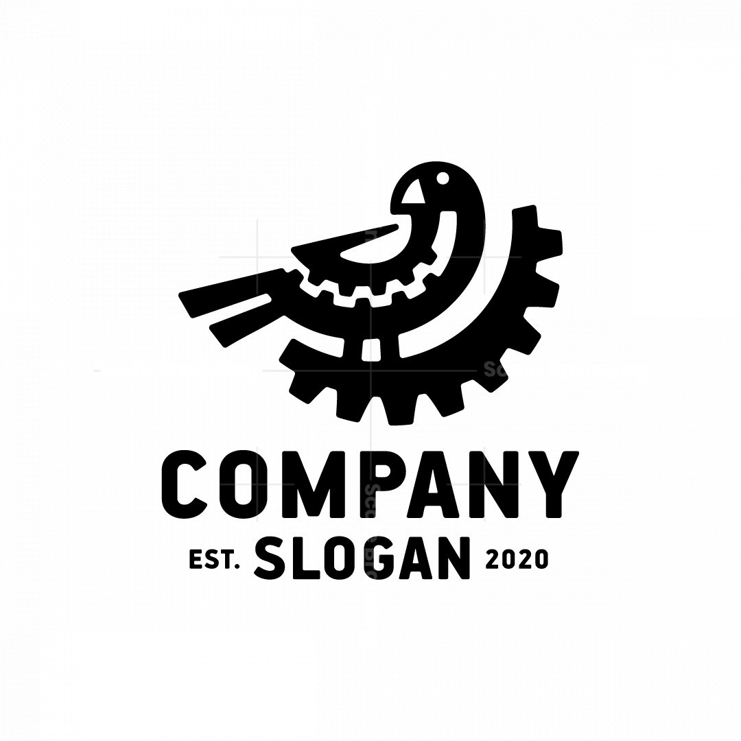Mechanical Bird Logo | Scalebranding