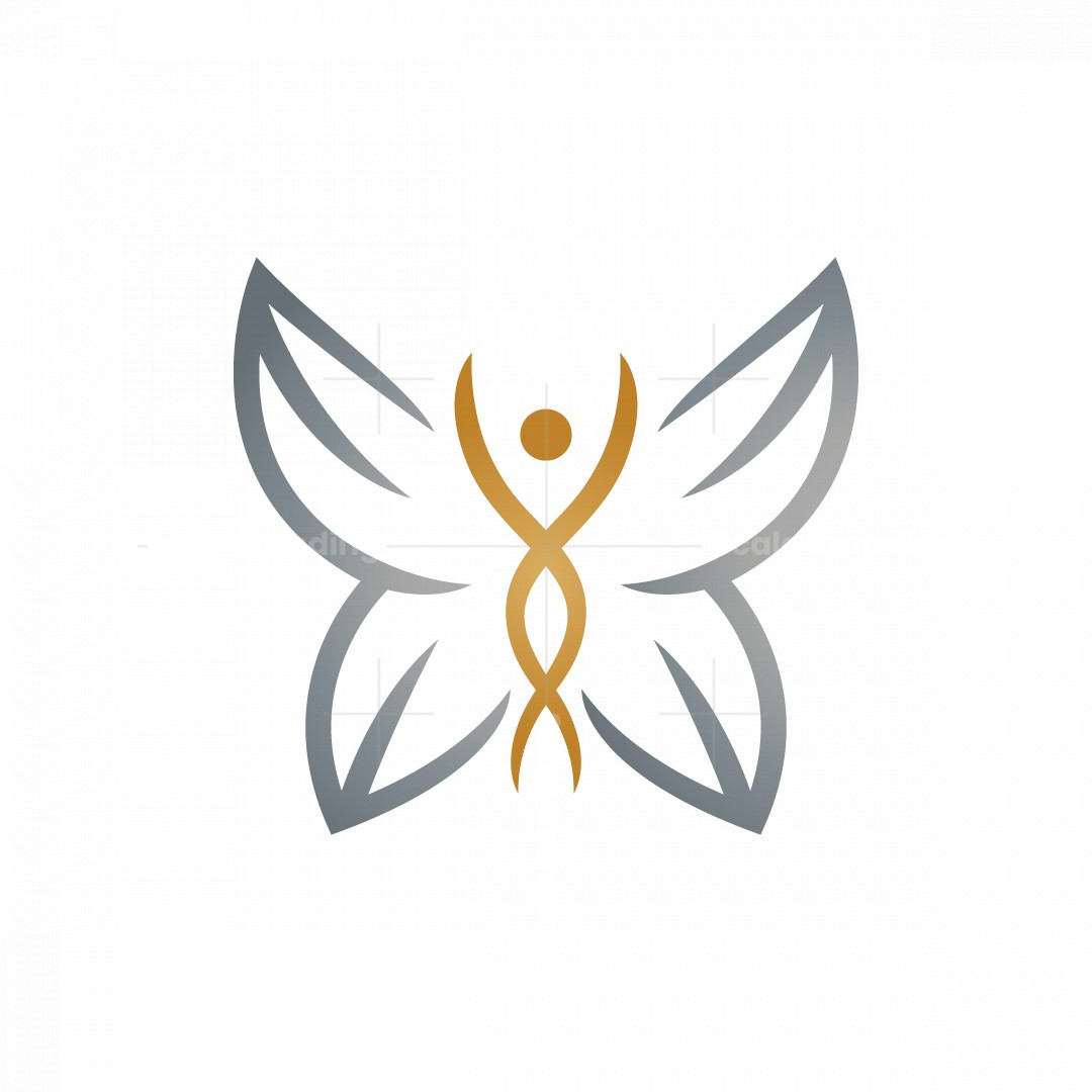 Caduceus Butterfly Logo Medical Butterfly Logo | Scalebranding