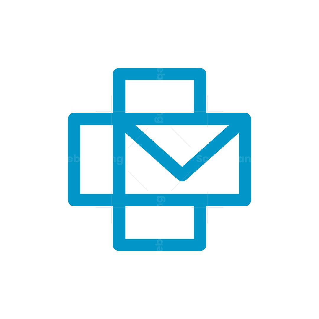 Medical Cross Mail Logo | Scalebranding