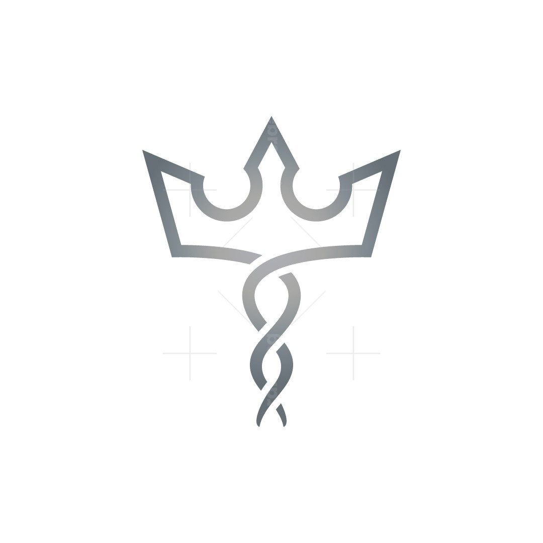Medical Crown Caduceus Logo | Scalebranding