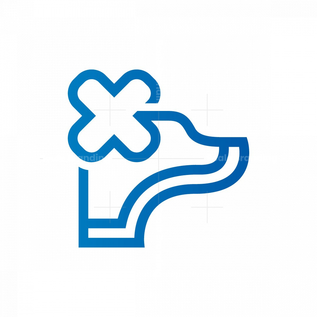 Blue Veterinarian Symbol