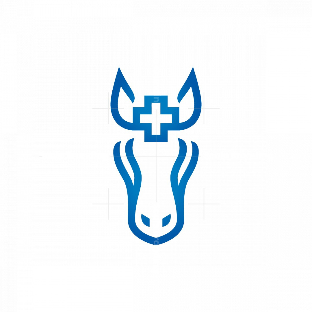 Medical Horse Logo Horse Vet Logo Therapy Horse Logo | Scalebranding