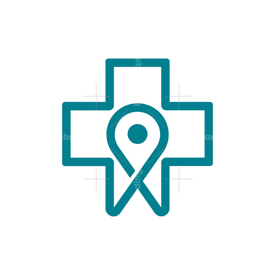 Medical Pin Map Logo | Scalebranding