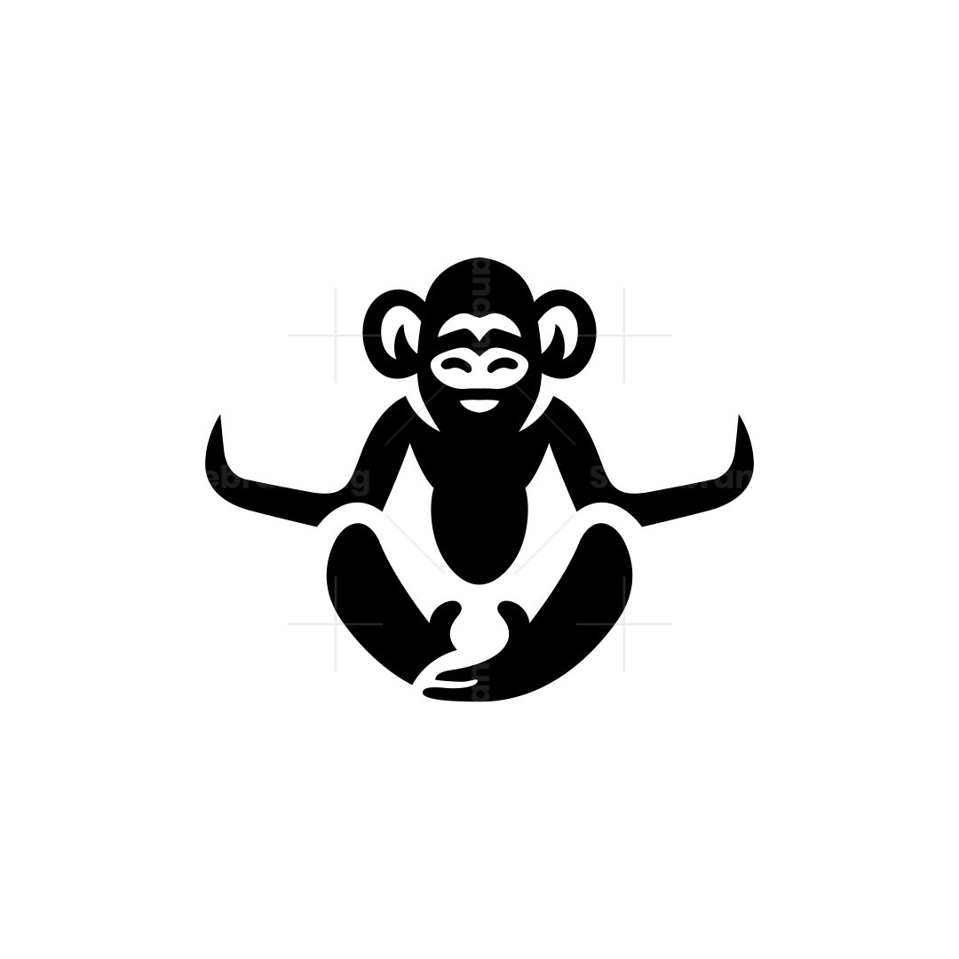 Meditation Monkey Logo | Scalebranding