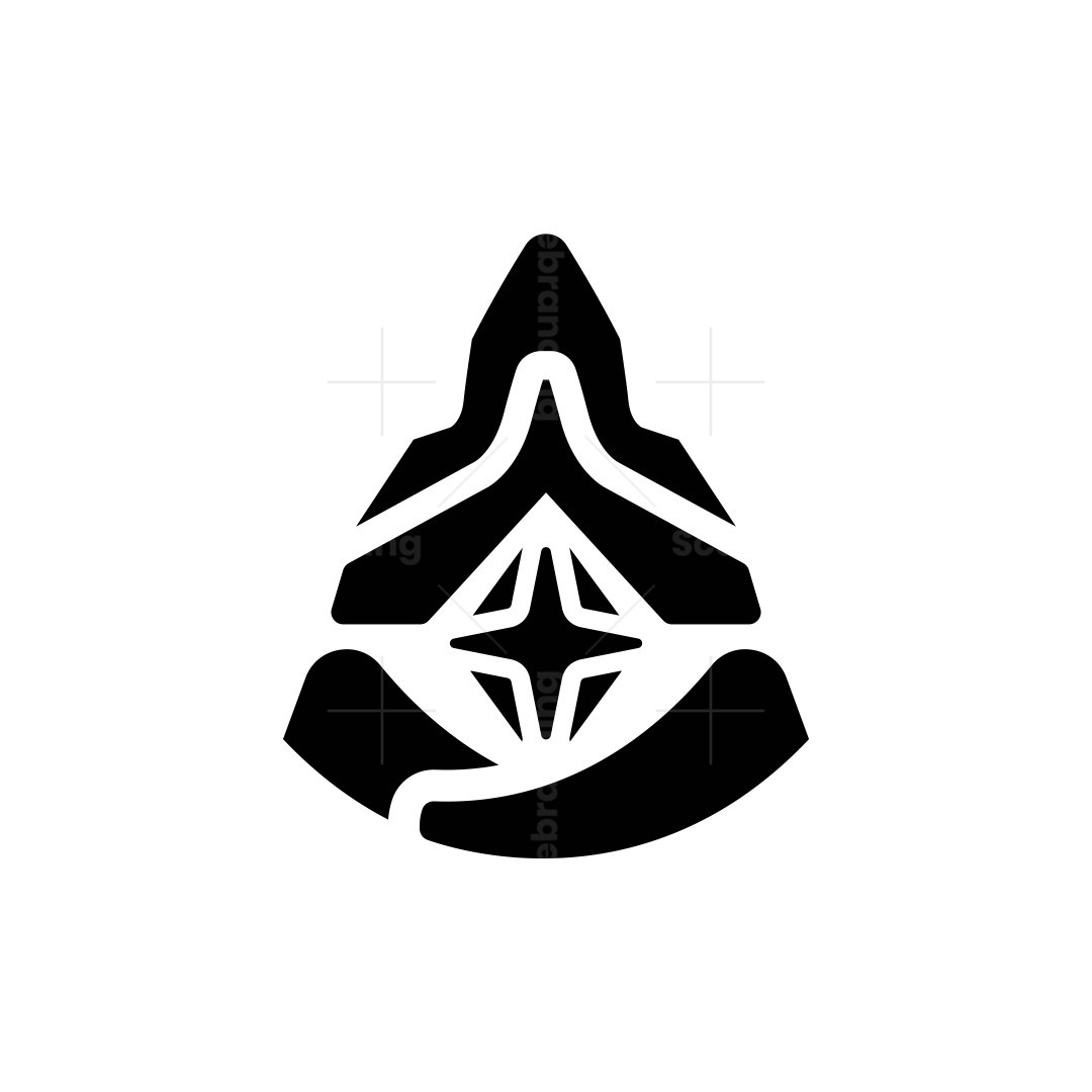 Meditation Wizard Monk Logo | Scalebranding