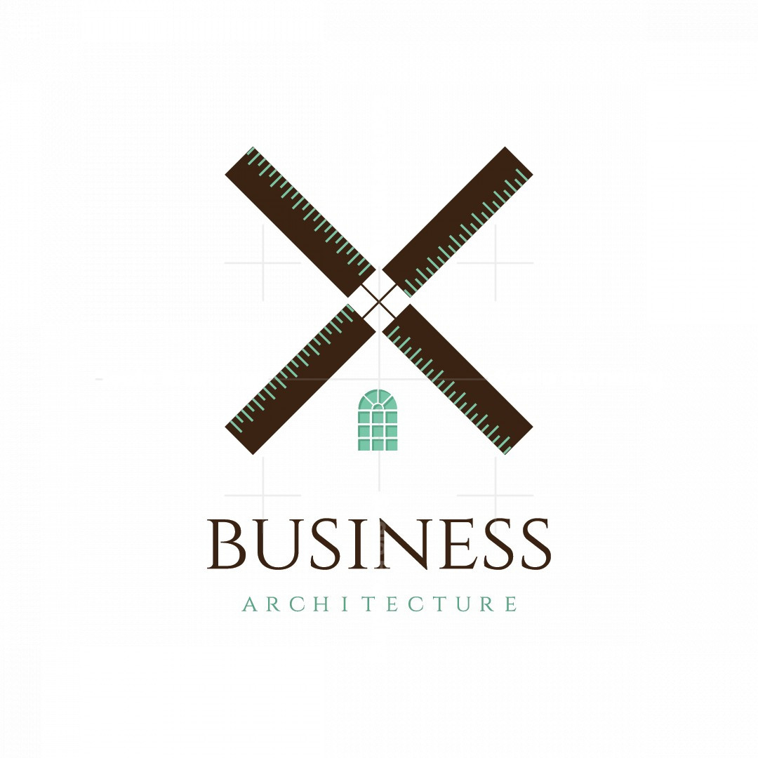 Mill And House Symbol Logo | Scalebranding