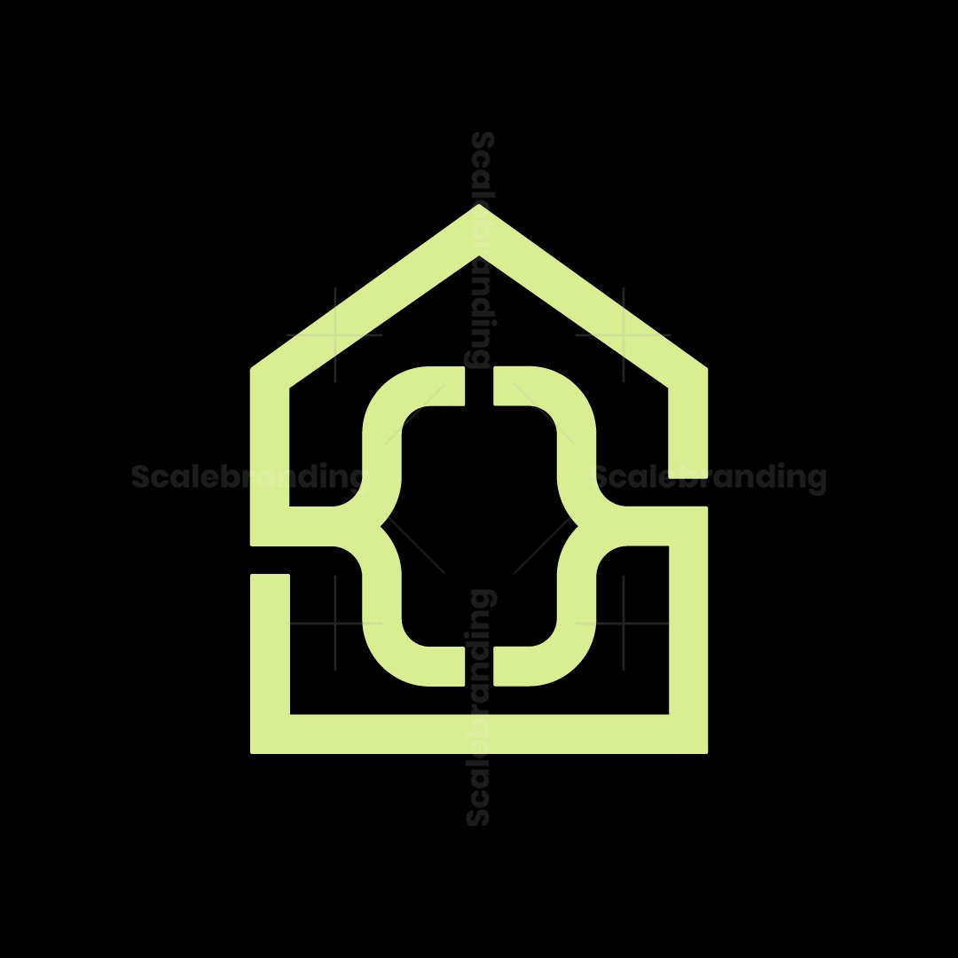 Minimal Brackets House Logo | Scalebranding