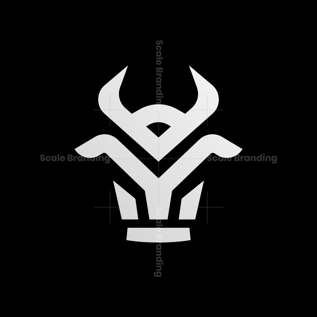 Minimal Bull Head Logo | Scalebranding