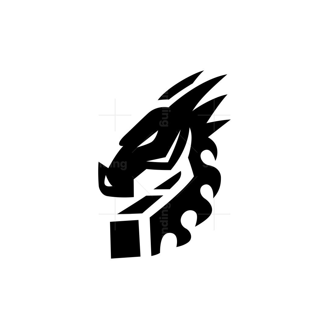 Minimal Dragon Logo | Scalebranding