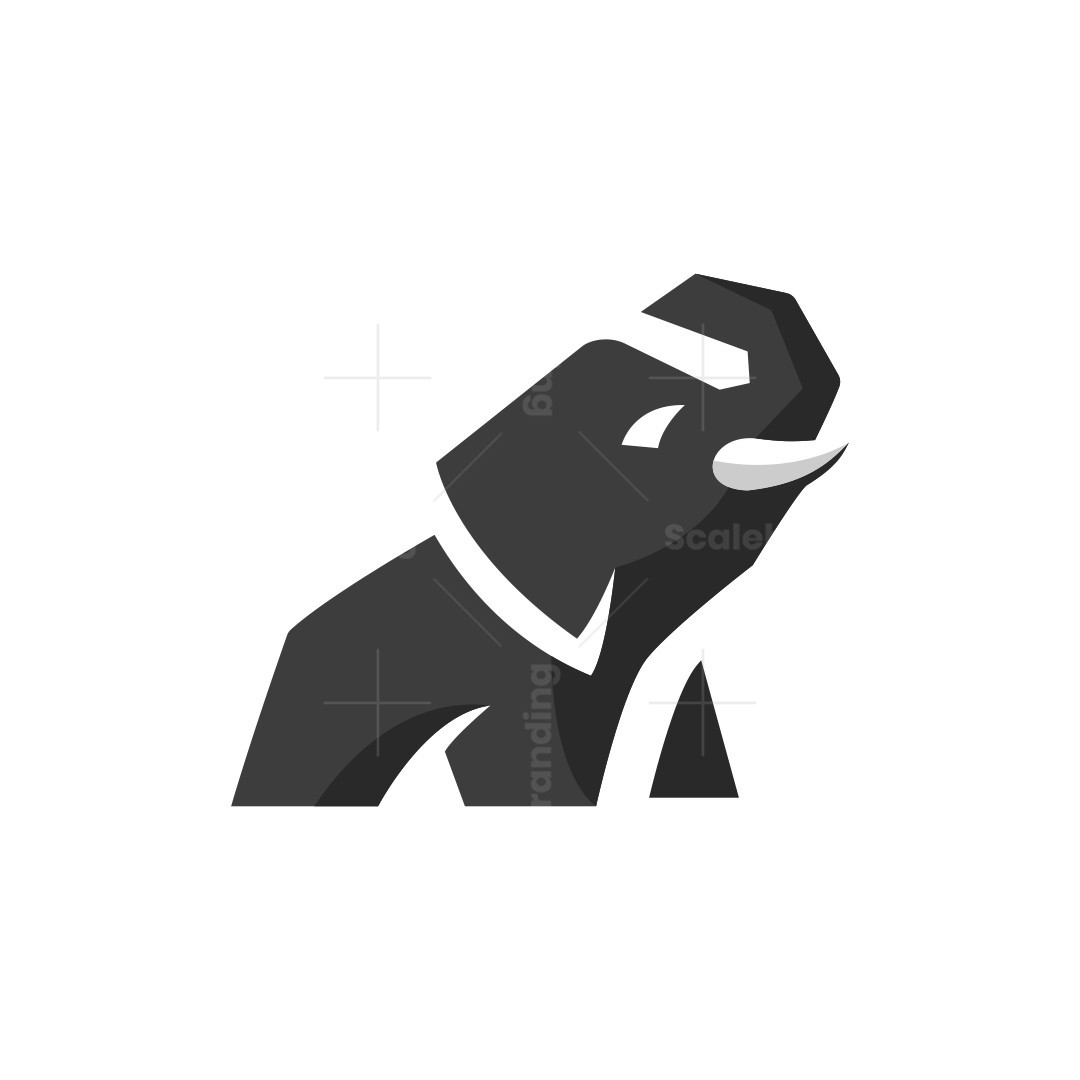 Minimal Elephant Logo | Scalebranding