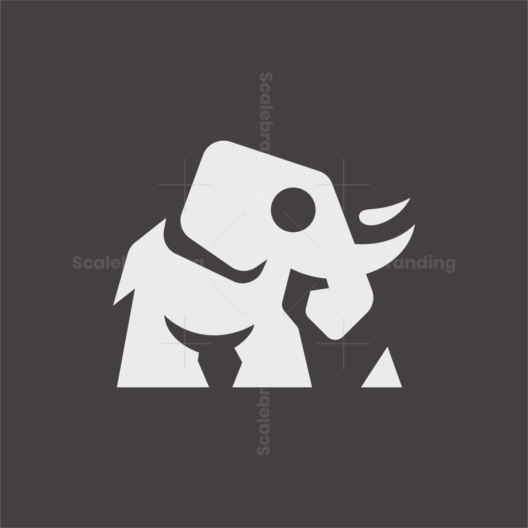 Minimal Elephant Logo | Scalebranding
