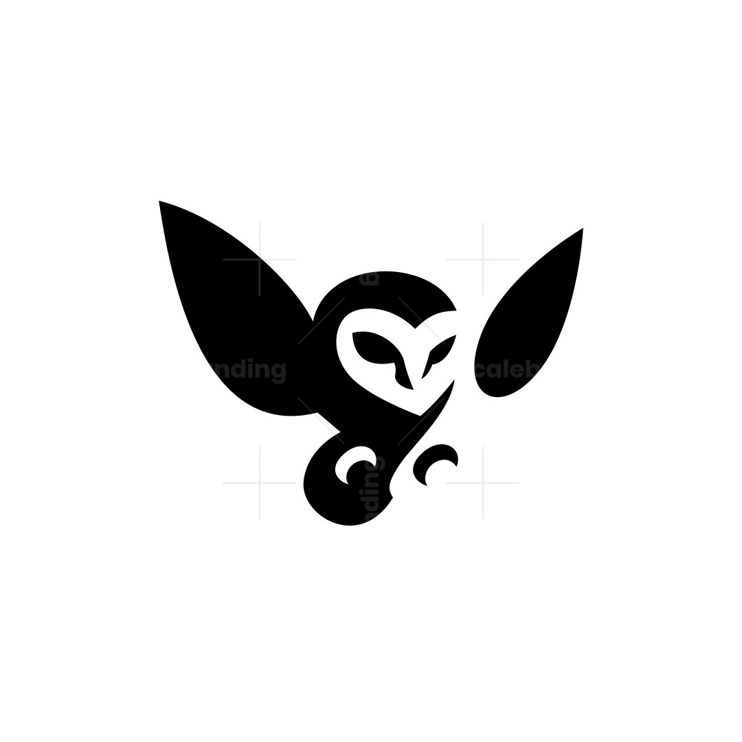 Minimal Flying Owl Logo | Scalebranding