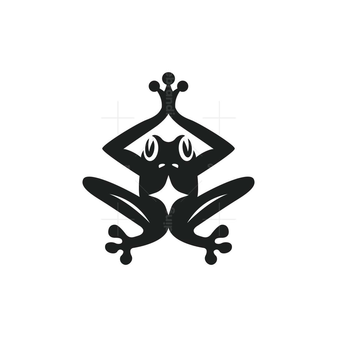 Minimal Frog Star Logo | Scalebranding
