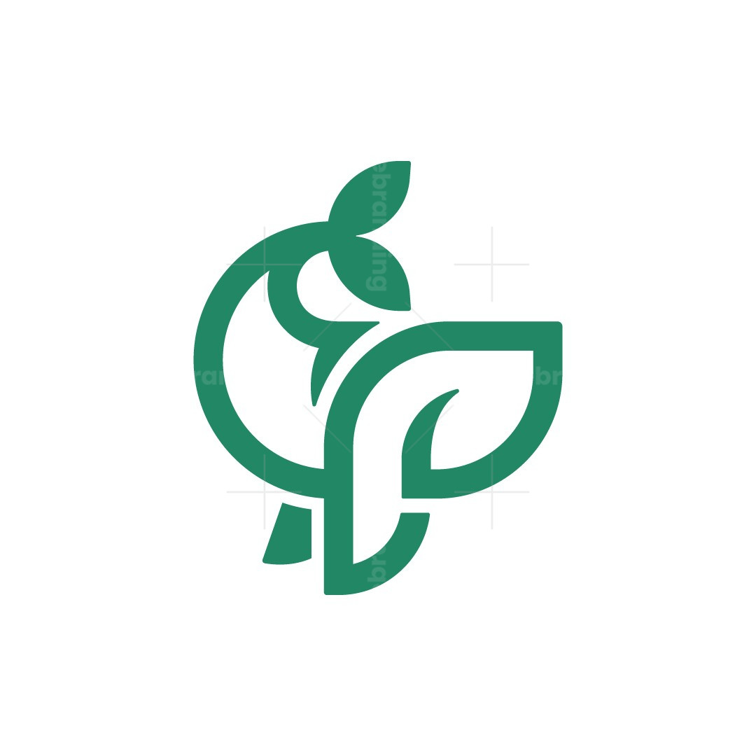 Minimal Leaf Whale Logo | Scalebranding