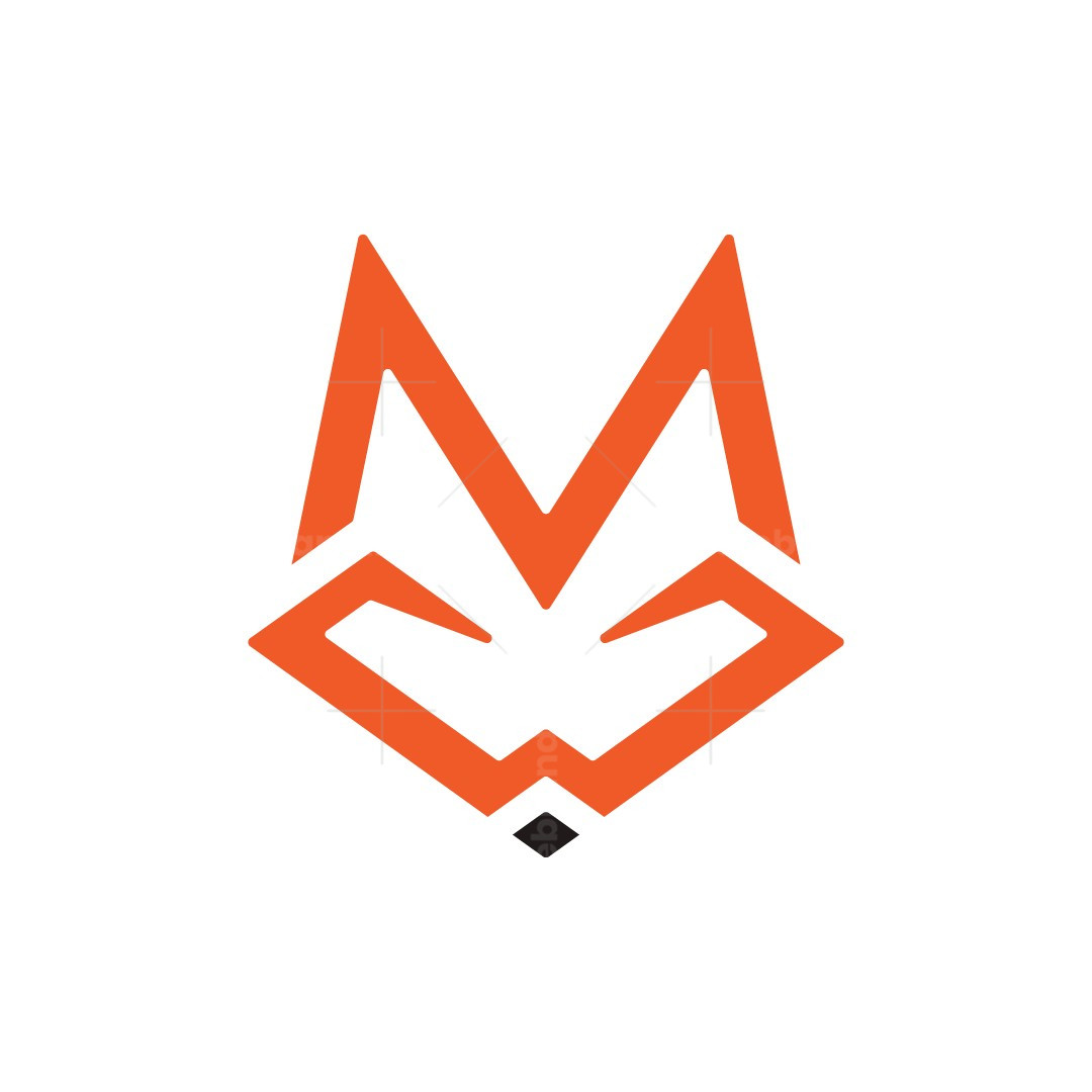 Minimal M Fox Logo | Scalebranding