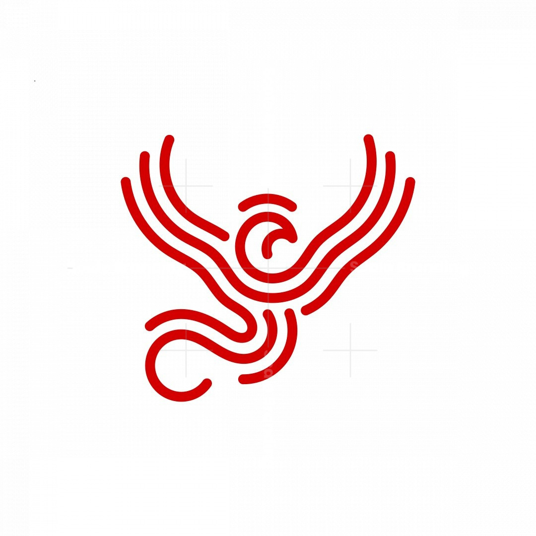 Minimal Phoenix Logo | Scalebranding