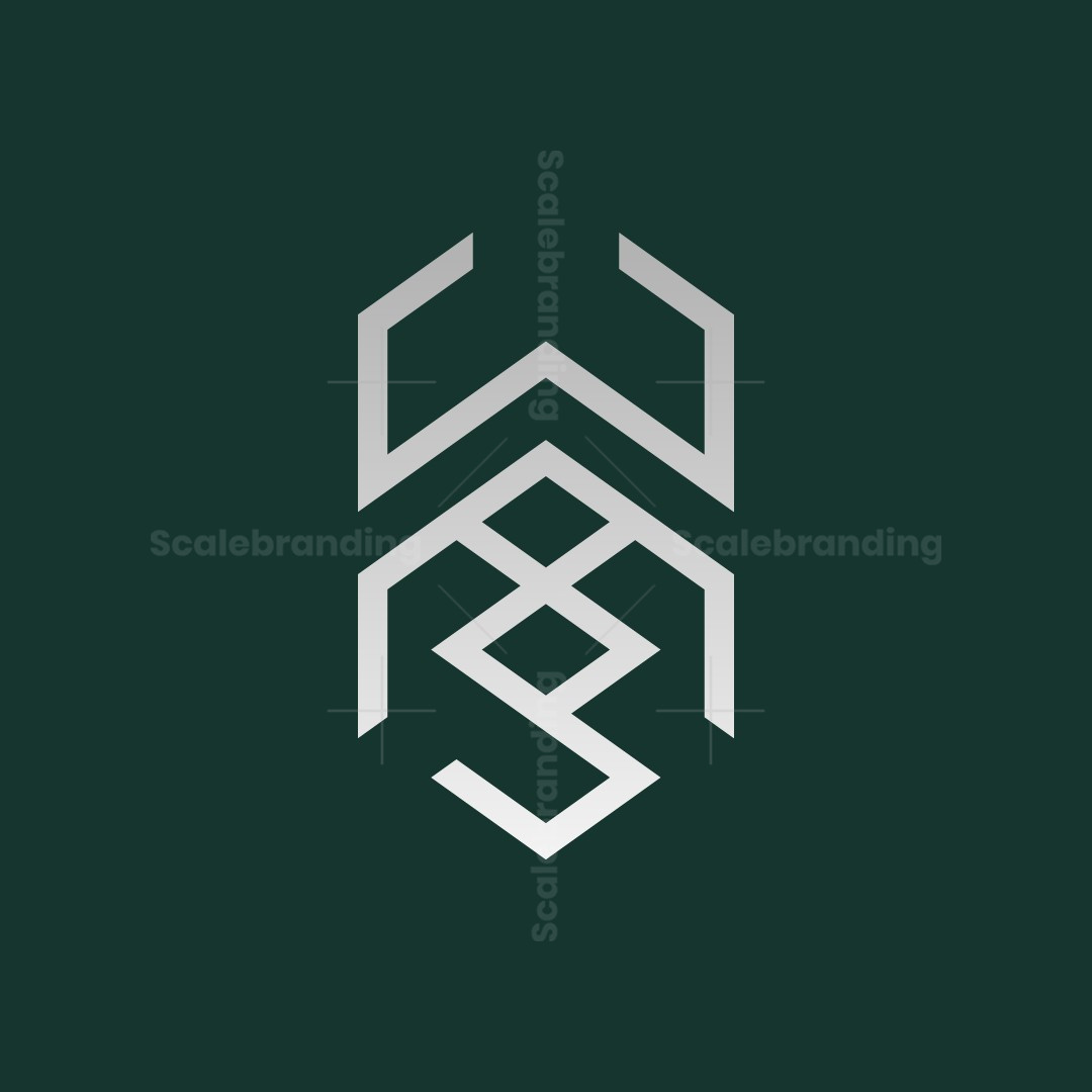 Minimal Scorpion Logo | Scalebranding