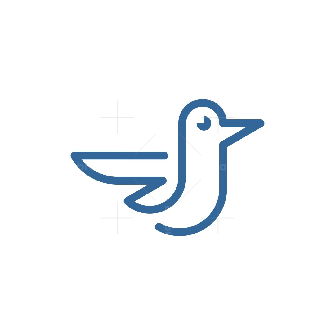 Minimalist Baby Bird Logo | Scalebranding
