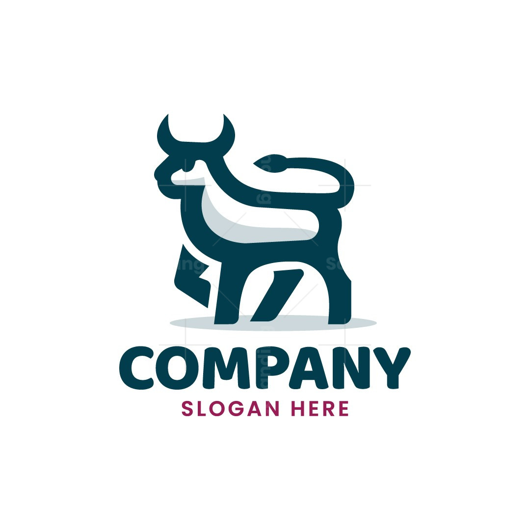 Minimalist Bull Logo | Scalebranding