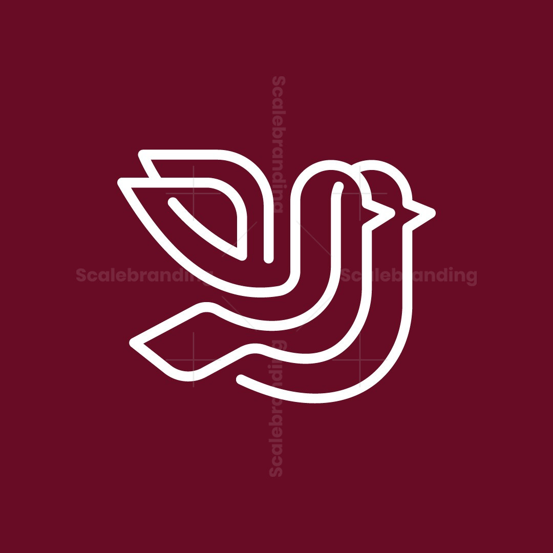 Minimalist Doves Logo | Scalebranding