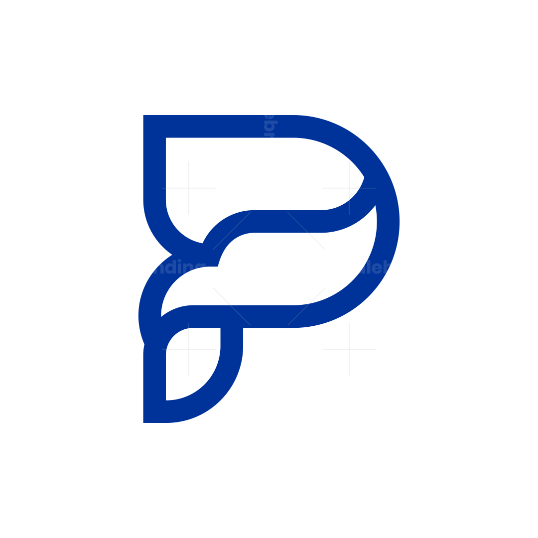 Iconic Minimalist Eagle Head P Letter Logo | Scalebranding