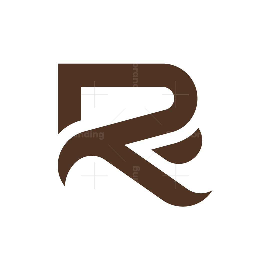 Minimalist Eagle R Letter Logo | Scalebranding
