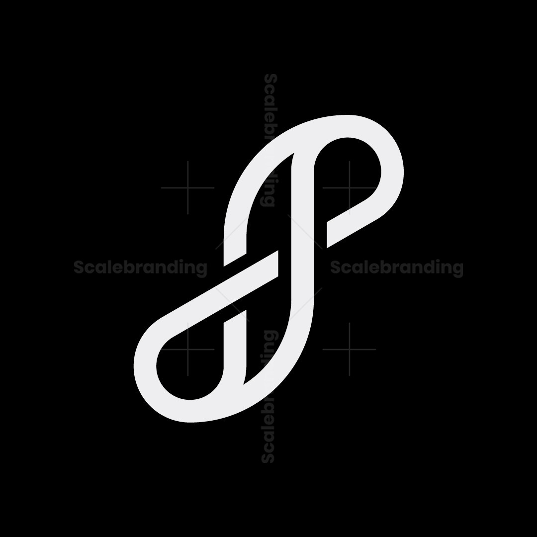 Minimalist Initial J Infinity Logo | Scalebranding