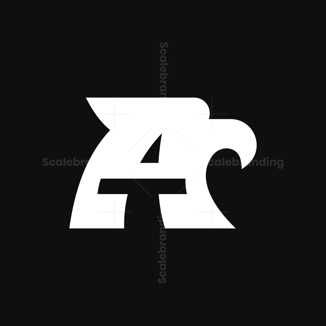 Minimalist Letter A Eagle Logo | Scalebranding