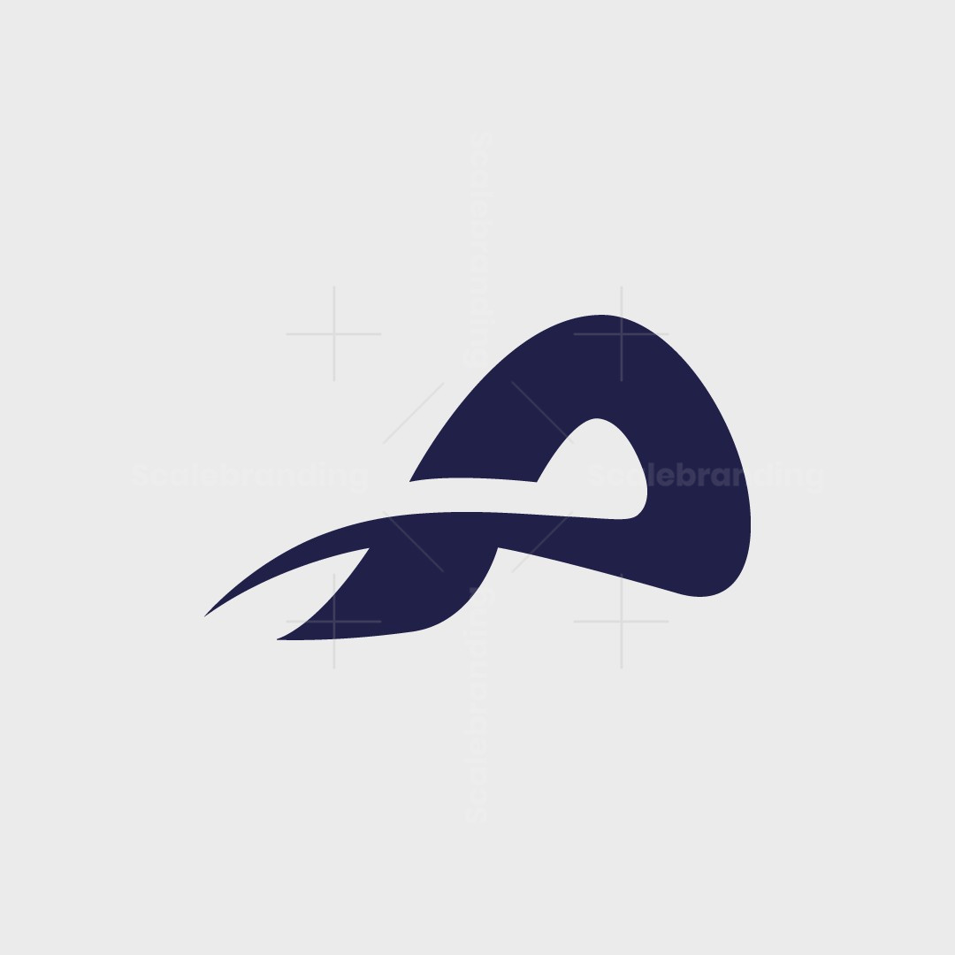 Minimalist letter A logo | Scalebranding