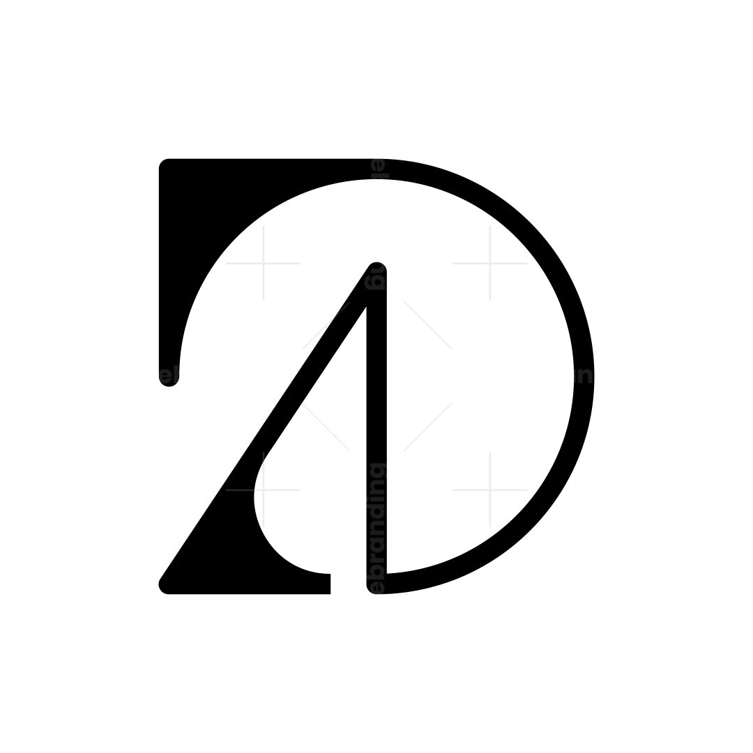 Minimalist Letter AD DA Logo | Scalebranding