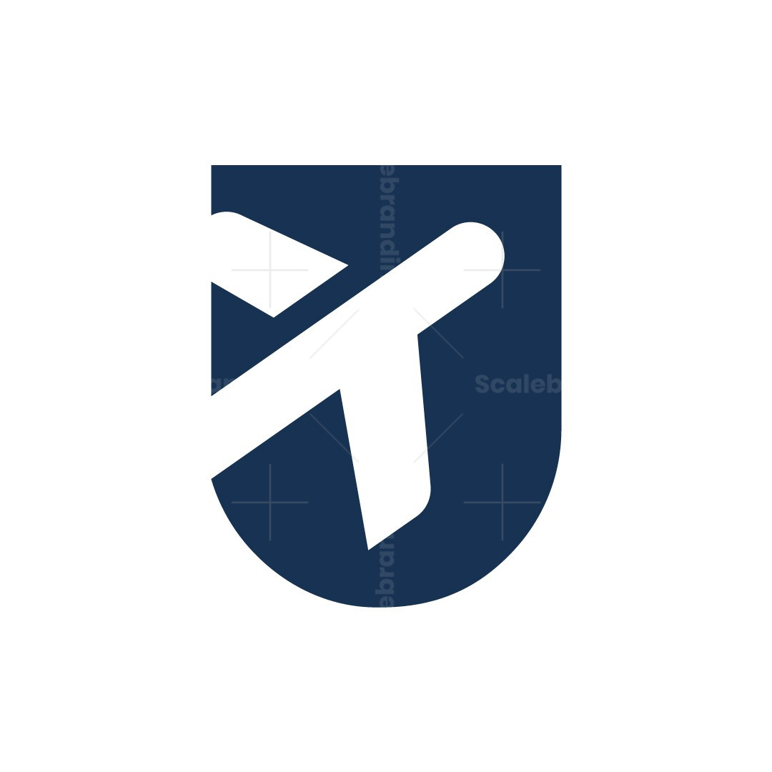 Minimalist Letter J Airplane Logo | Scalebranding