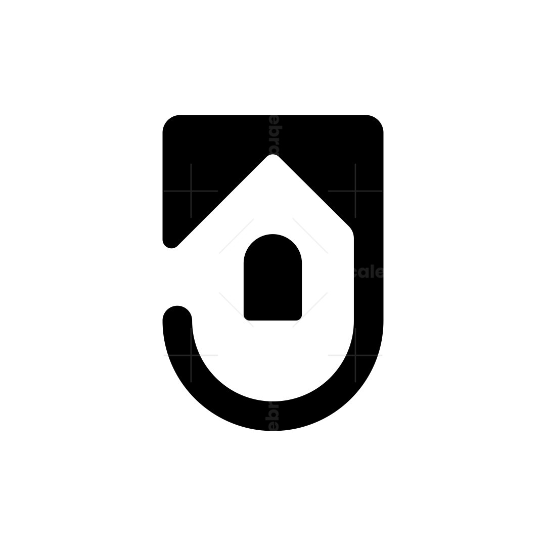 Minimalist Letter J House Logo | Scalebranding