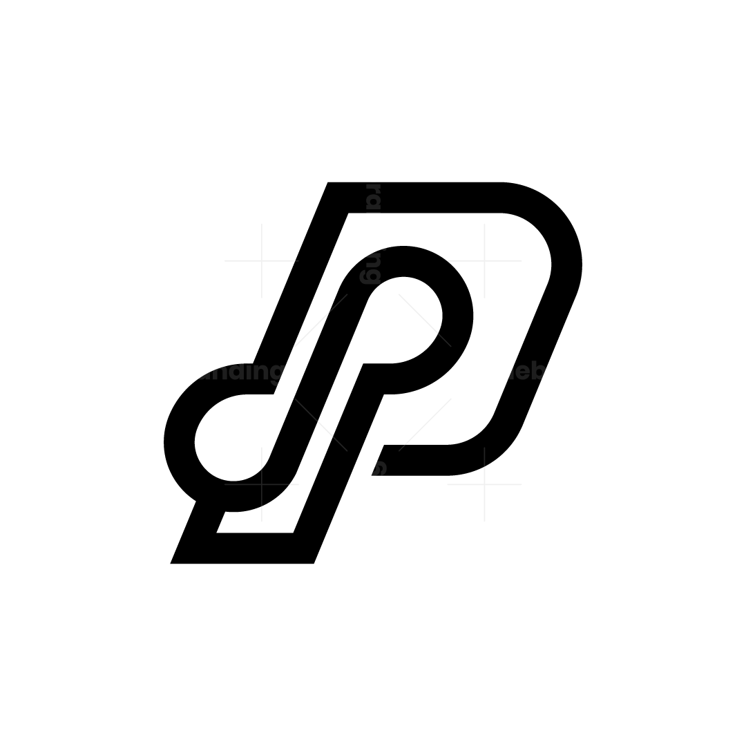Minimalist Letter P Infinity Logo | Scalebranding