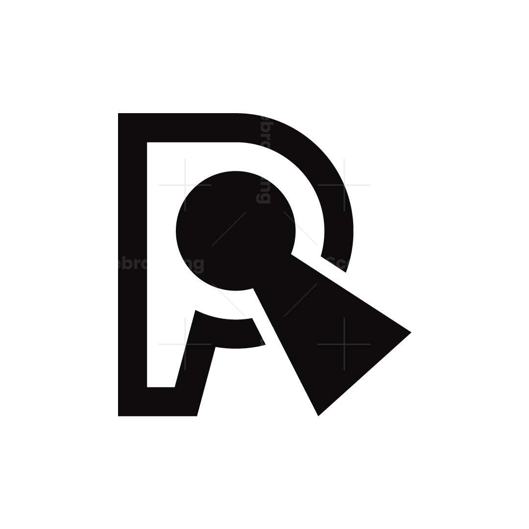 Minimalist Letter P Keyhole Logo | Scalebranding