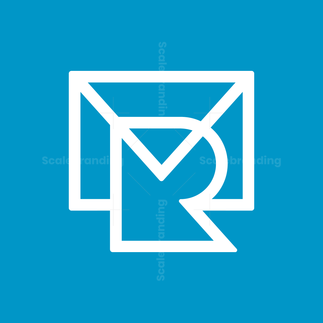 Minimalist Letter R Mail Logo | Scalebranding