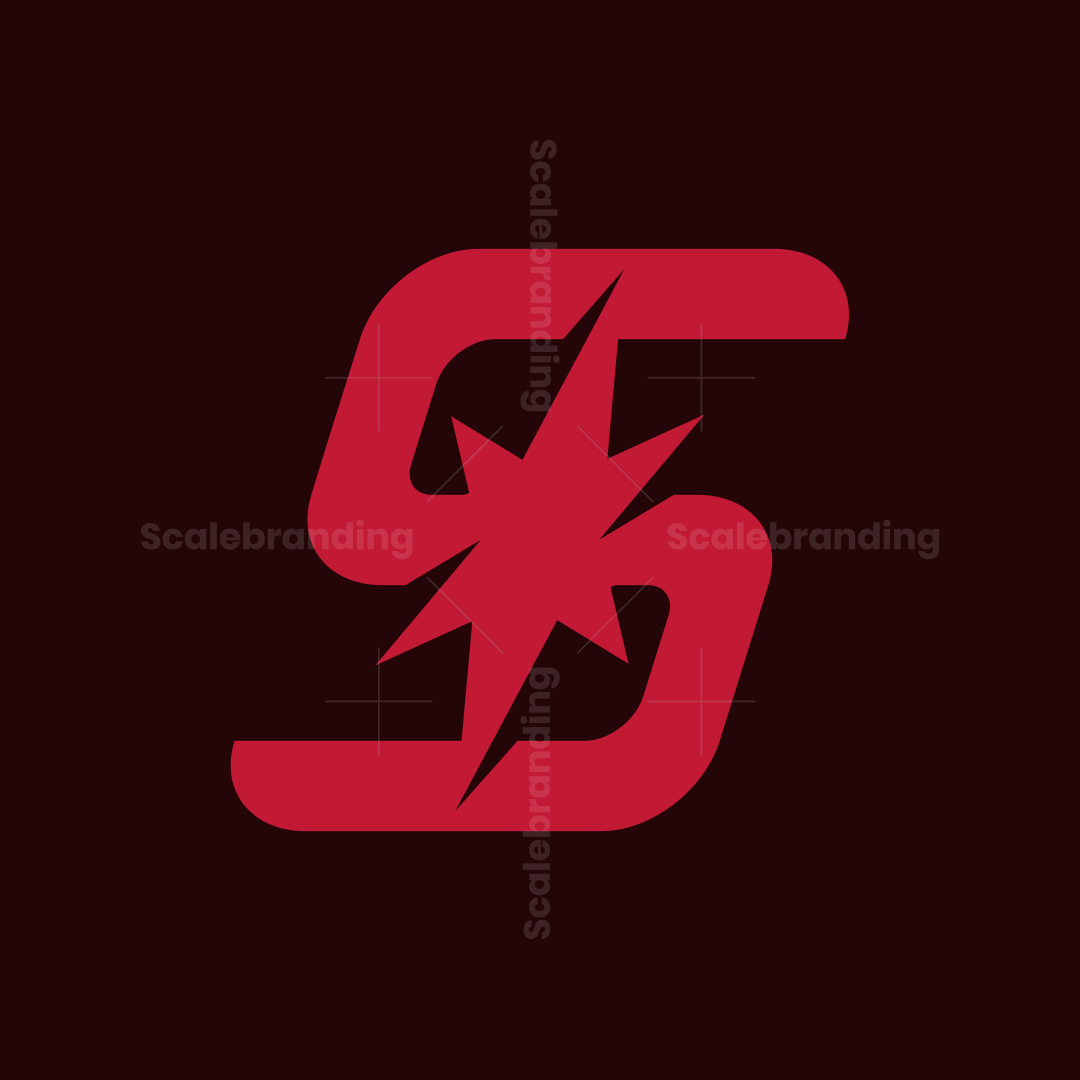 Letter S Stars Minimalist Logo | Scalebranding