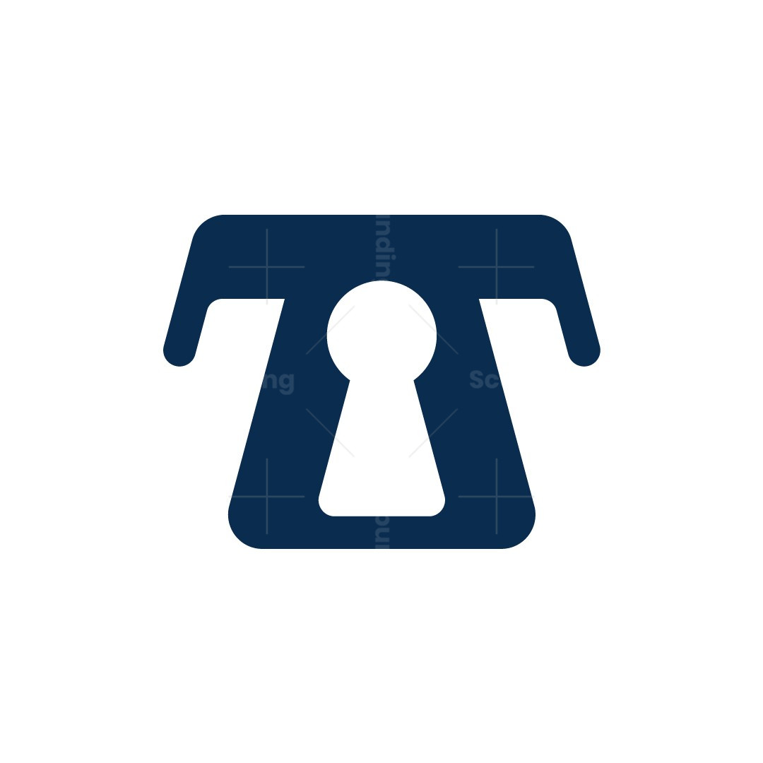 Minimalist Letter T Keyhole Logo | Scalebranding