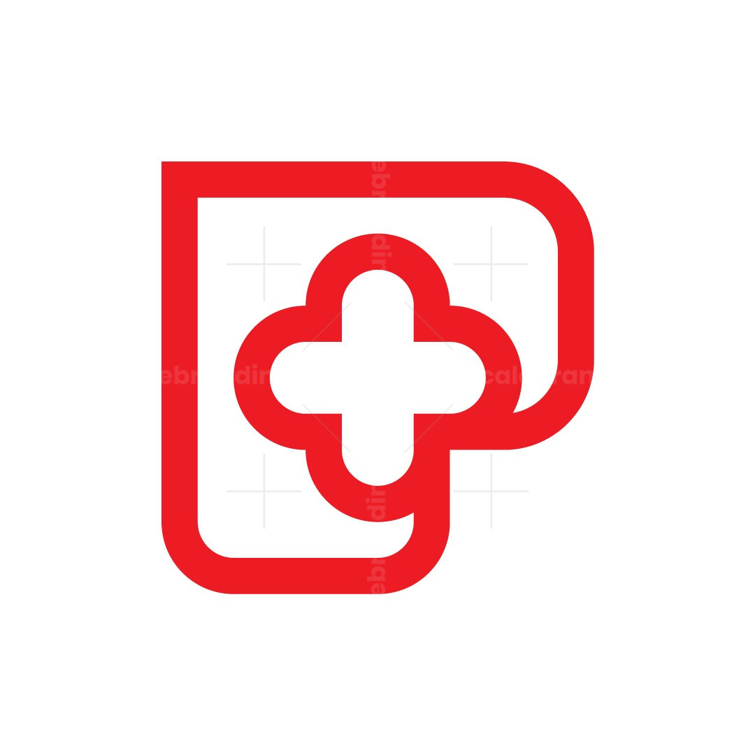 Minimalist Medical Letter P Logo | Scalebranding