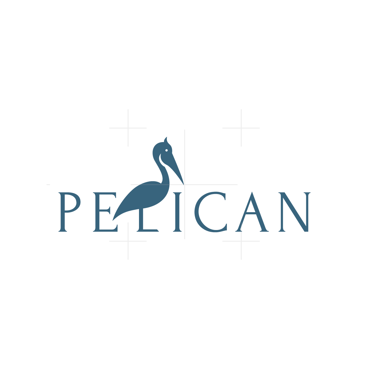 Minimalist Pelican Logo | Scalebranding