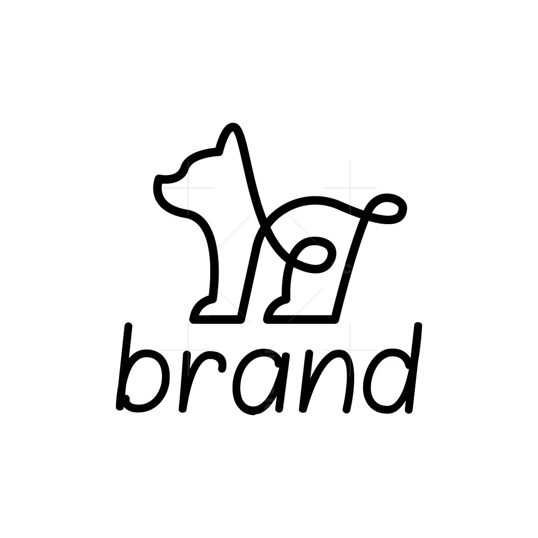 Minimalist Puppy Logo | Scalebranding