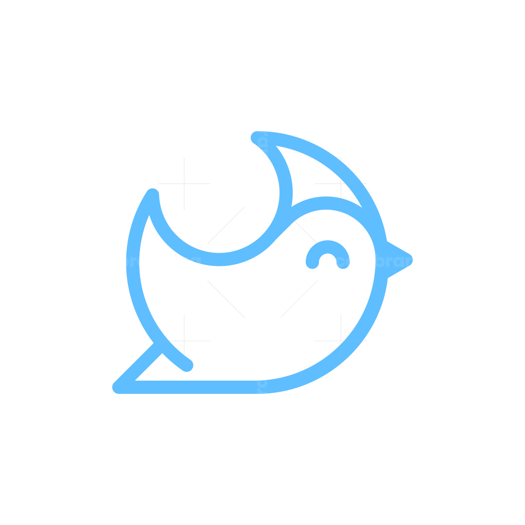 Minimalist Round Line Bird Logo Design | Scalebranding