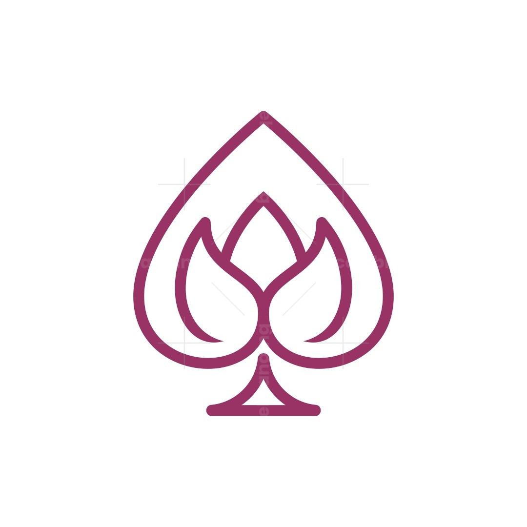 Minimalist Tulip Spade Logo | Scalebranding