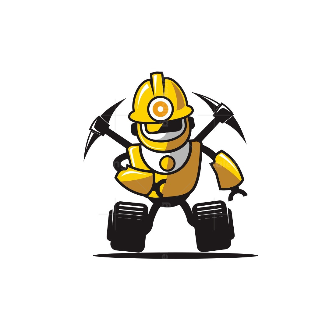 Mining Robot Logo | Scalebranding