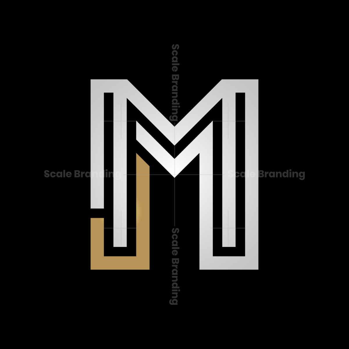 MJ Monogram Logo MJ JM Logo | Scalebranding