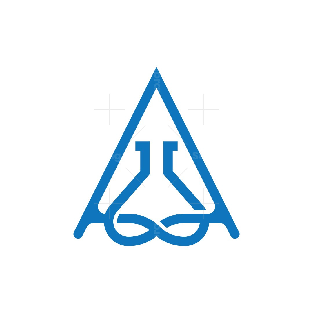 modern A lab logo | Scalebranding
