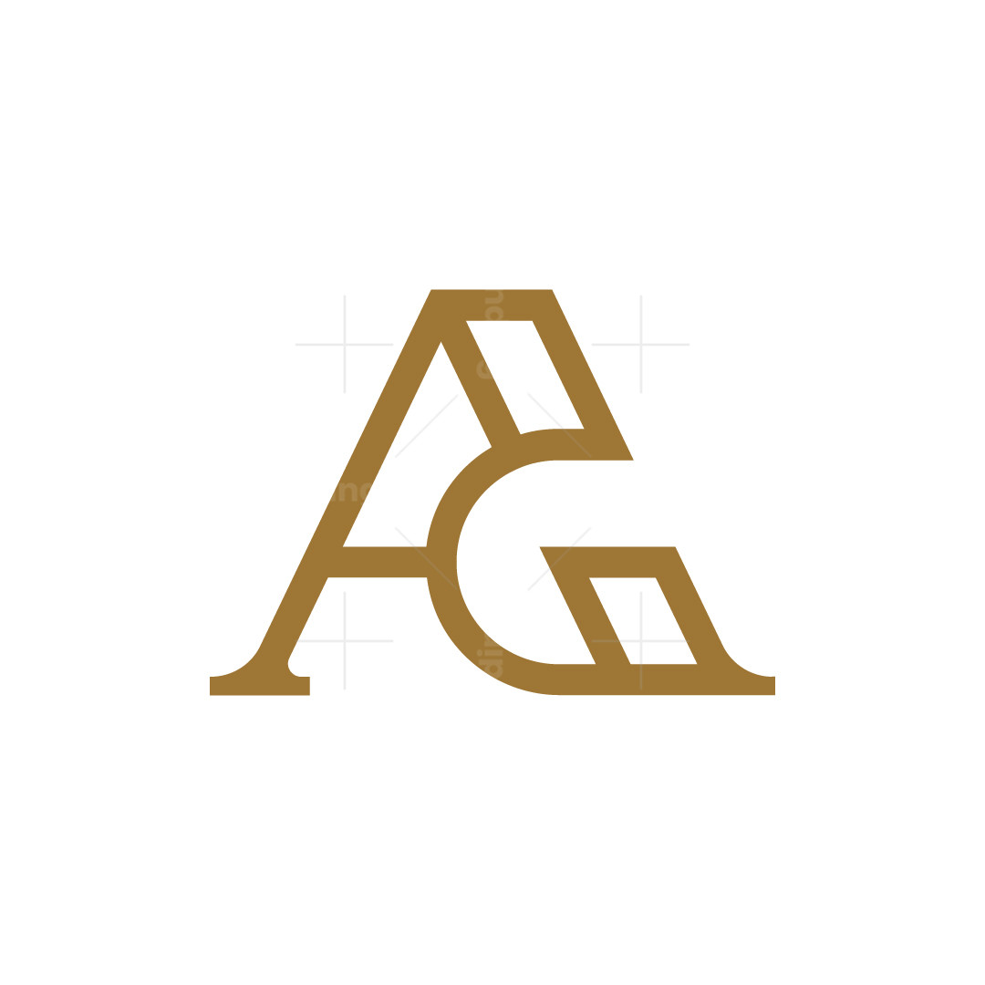 Modern AG or GA Logo | Scalebranding