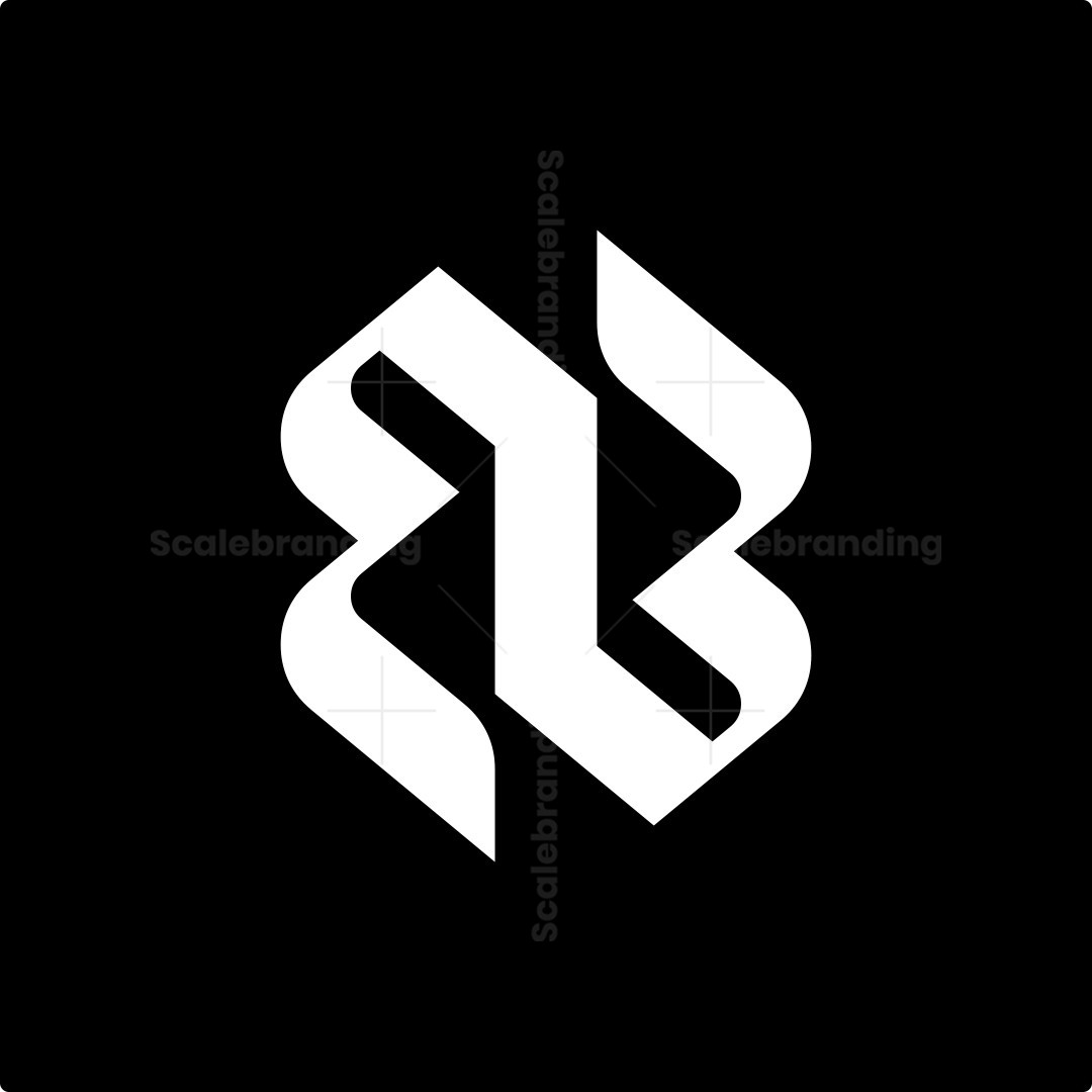 Modern Ambigram Letter B Logo | Scalebranding